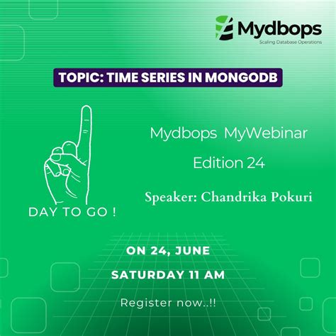 Mydbops On Linkedin Webinar Mongodb Timeseries Datamanagement Mydbops Mywebinar Dbms