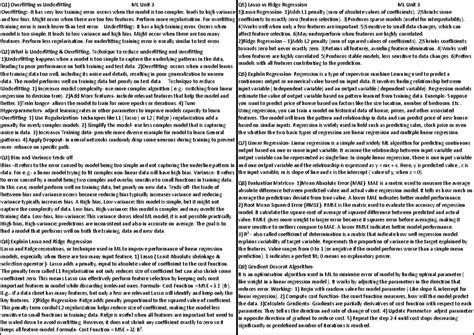 Ml Unit 3 Ml 3 Q1 Overfitting Vs Underfitting Ml Unit 3 Overfitting It Has Very Low