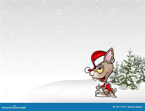 Karikatur Weihnachten Vektor Abbildung Illustration Von Weihnachten