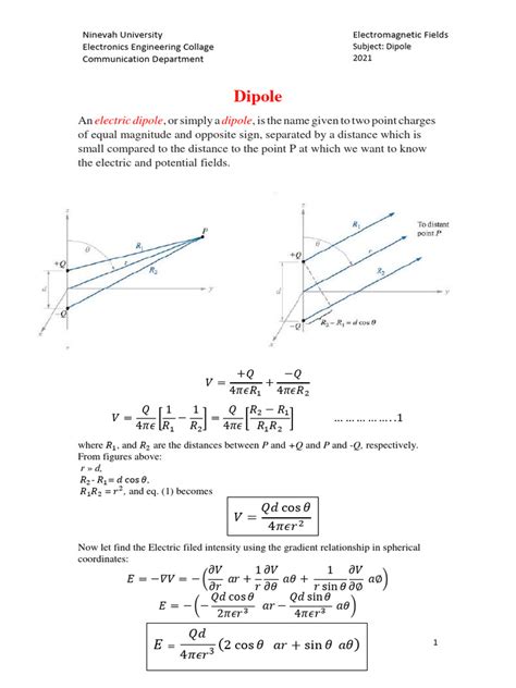 dipole 21 pdf dipole electromagnetic field