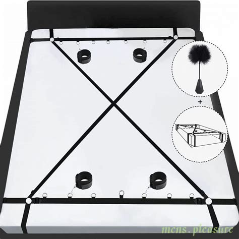 Bdsm Sex Toys Upgraded Reinforced Version Bed Straps Handcuffs Footcuffs Suit Training Bondage