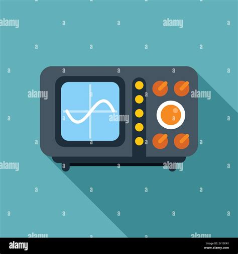 Vintage Oscilloscope Is Displaying A Sinusoidal Waveform On Its Screen
