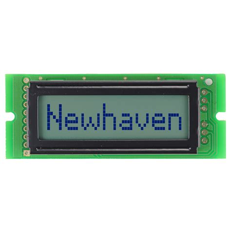 8x1 Character Lcd Stn Gray Display With White Side Backlight 3v