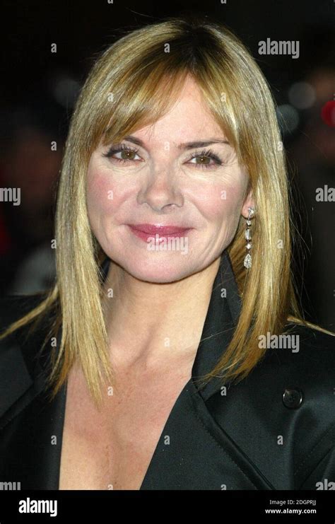 Kim Cattrall At The Evening Standard Film Awards 2005 The Savoy