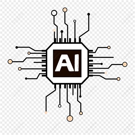 Human Intelligence Technology Chip Ai Picture Whitesmart Chipthe