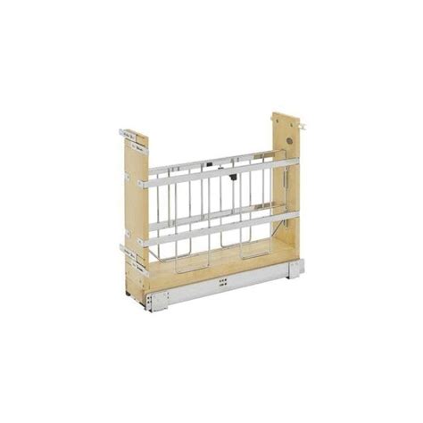 Rev A Shelf 447 Wood Base Cabinet Pull Out Organizer