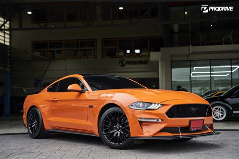 Ford Mustang Gt 5 0 ติดตั้ง Apr Gt Wing ท่อ Remus Prodrive Thailand