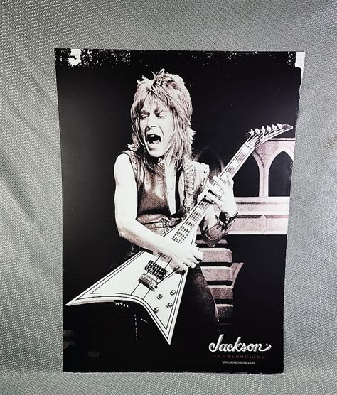 Randy Rhoads Jackson Guitars Poster Reverb