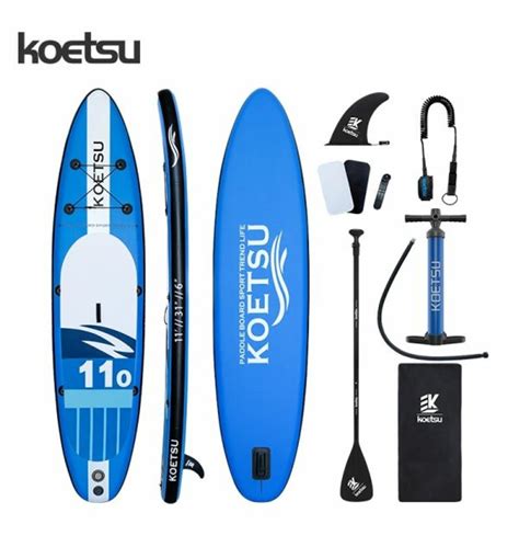 스킴보드 서핑보드 패들보트 서핑 물놀이 Koetsu 공기 주입식 패들 보드 화이트 워터 투어링 레이싱 패들 티몬