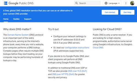 Google Public DNS دی ان اس های رایگان و تحریم شکن