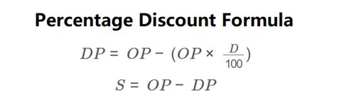 Percentage Discount Calculator