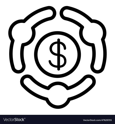 Investment Concept Icon Royalty Free Vector Image