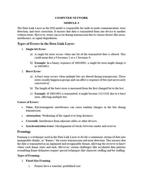 Computer Network Module 3 Pdf Transmission Control Protocol Computer Network