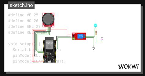 Joystick Wokwi Esp32 Stm32 Arduino Simulator