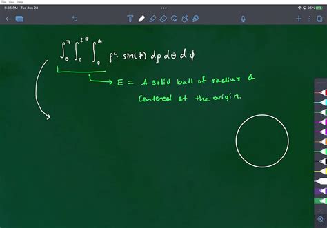 Solved Using Spherical Coordinates Compute The Integral Of Fρ ϕ θ