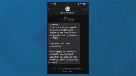 Toll Text Scam