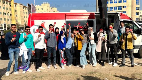أنا مصري حملة توعية للتبرع بالدم لطلاب صيدلة كفر الشيخ صور