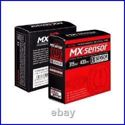 Set Of 4 Autel MX Sensor 315MHz 433MHz Programmable Universal TPMS Rubber Tire Pressure Sensor