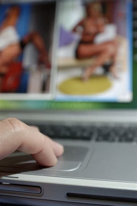 Computer Stock Image Image Of Body Male Corruption Light