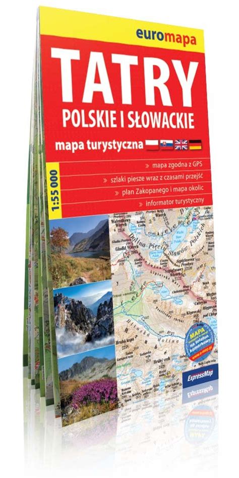 Tatry polskie i słowackie Mapa turystyczna Opracowanie zbiorowe Książka w Empik