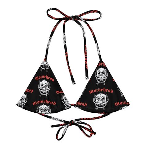 Your Fav Band Bikini Top Goth Bikini Heavy Metal Bikini Rock And Roll