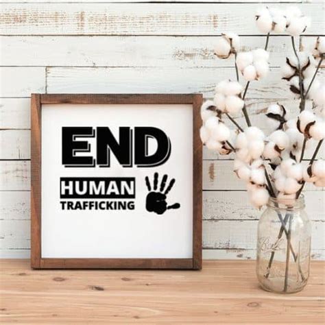 End Human Trafficking Svg Png  Psd Dxf Files Craftpi