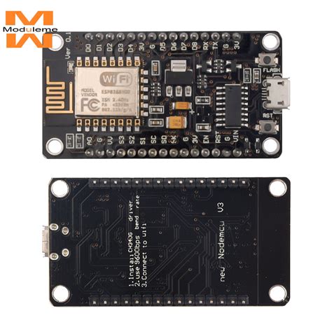 Nodemcu V3 Esp8266 Esp 12e บอร์ดพัฒนา Wifi Ch340g อินเทอร์เฟซ Micro Usb