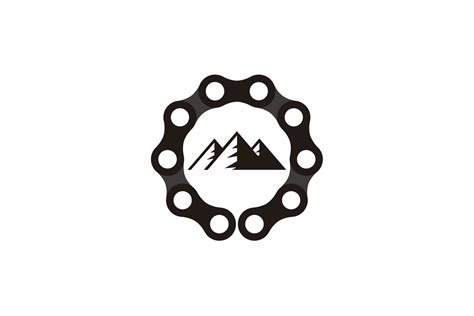 Mountain Bike Chain Combination Logo Graphic By Sore88 · Creative Fabrica