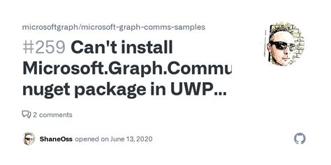 Cant Install Microsoftgraphcommunicationscallsmedia Nuget Package
