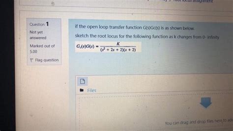 Solved Assignment Question 1 Not Yet Answered If The Open