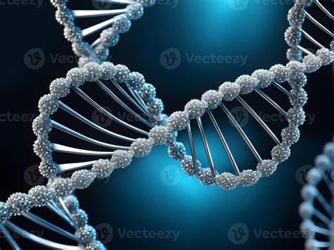 Microbiology Of Human Dna Double Helix Spiral Twisting Form With