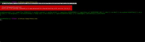 Php Composer Create Project Is Not Working Even Though Latest Release