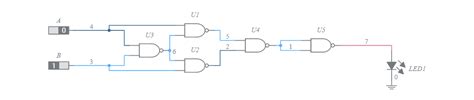 XNOR Gate Using Nand Gate Multisim Live