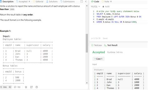abdul basit on linkedin sql dataanalysis employeebonuses