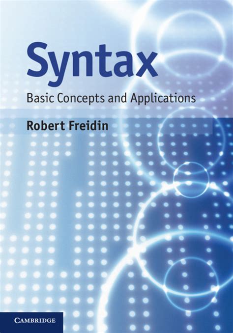 Syntax Basic Concepts And Applications Premiumjs Store
