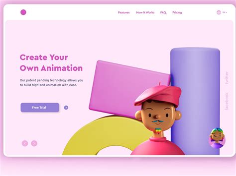 Animation Website Design Behance