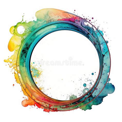 Empty Circle Frame On White Background Stock Image Image Of Frame