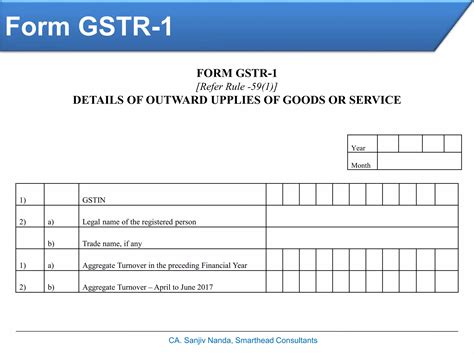 Form Gstr 1 Ppt Pptx
