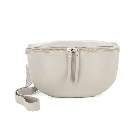 Bauchtasche HALBRUND GRAU GLOBO Fair Trade Haendler