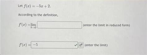 Solved Let F X X According To The Definition Chegg Com