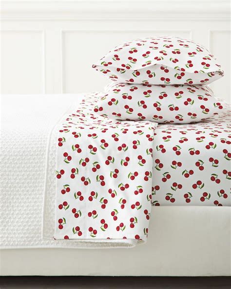 Serena And Lily Cherries Sheet Set Extra Long Twin Mattress Dorm Bedding Sheet Sets