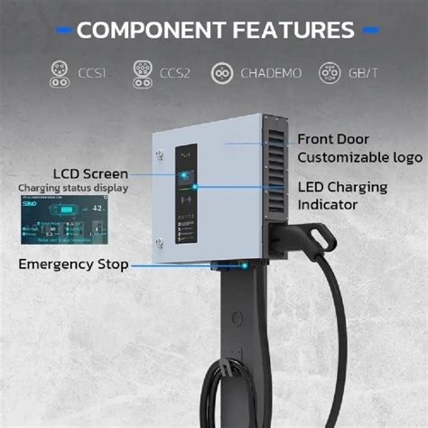 30kw Dc Cars Ev Charger Single Connector Evse Ccs Dc Fast Charging