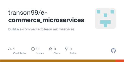 Github Transon99e Commercemicroservices Build A E Commerce To Learn Microservices