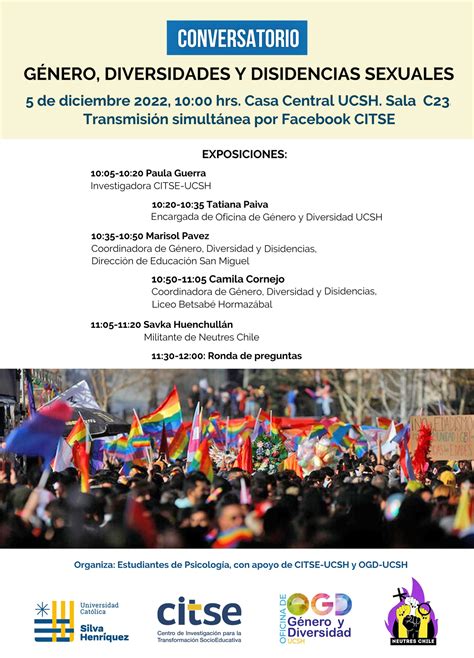 Conversatorio Género Diversidades Y Disidencias Sexuales