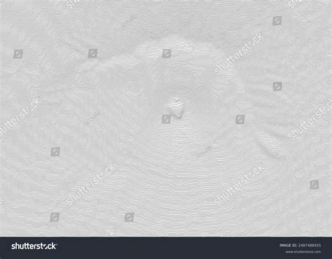 Mount Vesuvius 3d Topography Map Vector Stock Vector Royalty Free