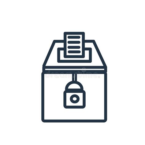 Sistema Completamente Decorativo De Los Iconos De Las Elecciones