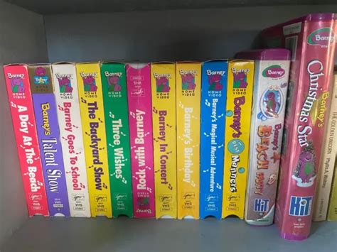 Barney Videos In Vhs Tapes Vhs Vhs Tapes Tapes
