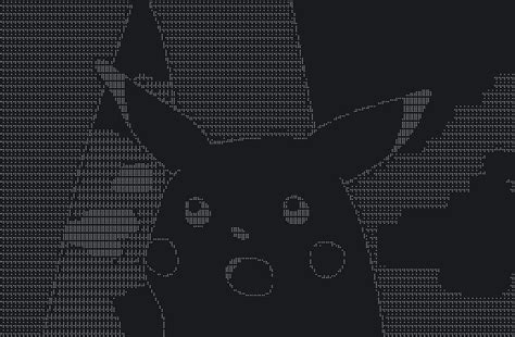 Surprised Pikachu Rasciiart