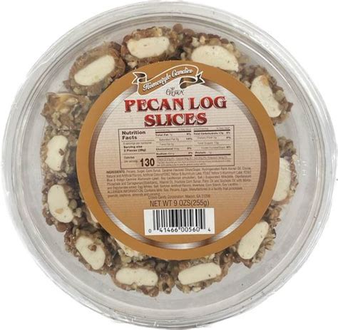 Pecan Log Slices Adcock Pecans