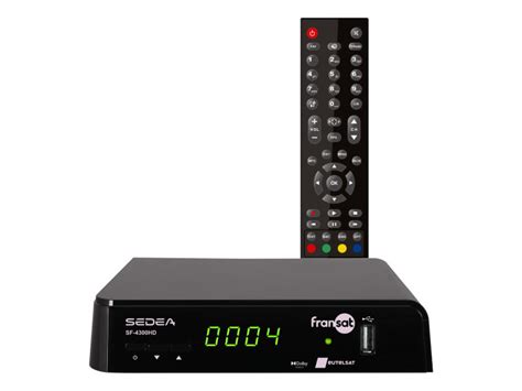 Récepteur Décodeur Satellite Fransat Haute Définition Sf 4300 Hd Pvr